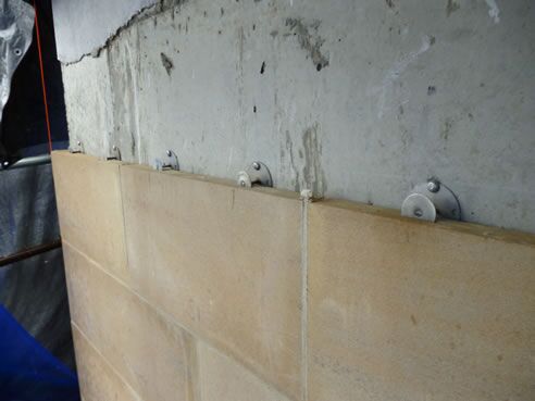 Mechanical Fastening for Stacked Stone Veneer