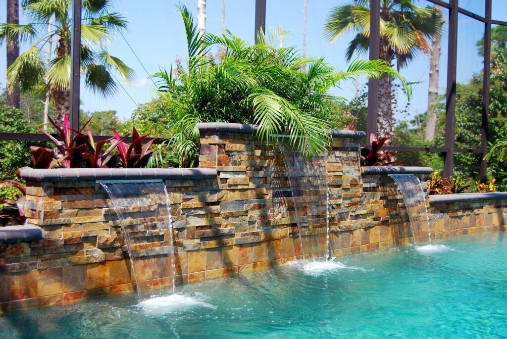 Stacked Stone for Pools